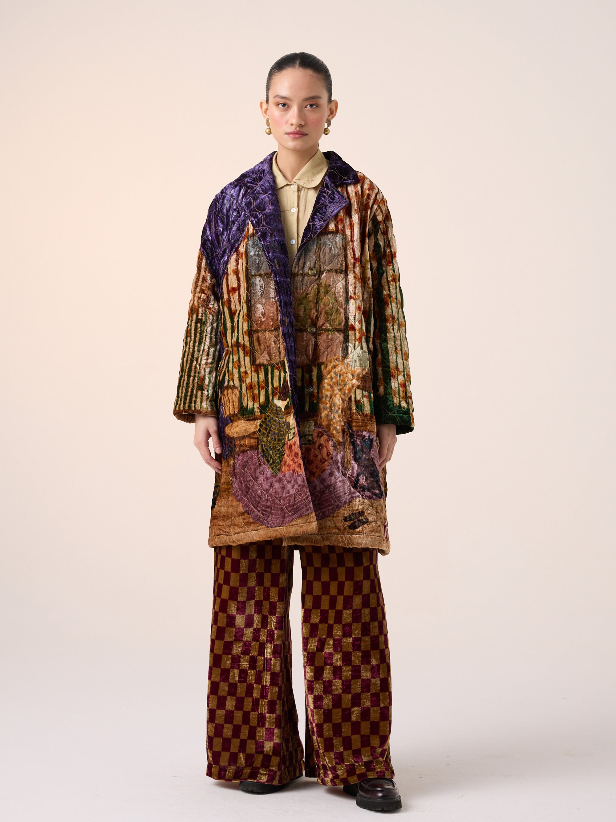 Norma Set - Quilted Velvet Jacket & Lounge Pants – Cord Studio
