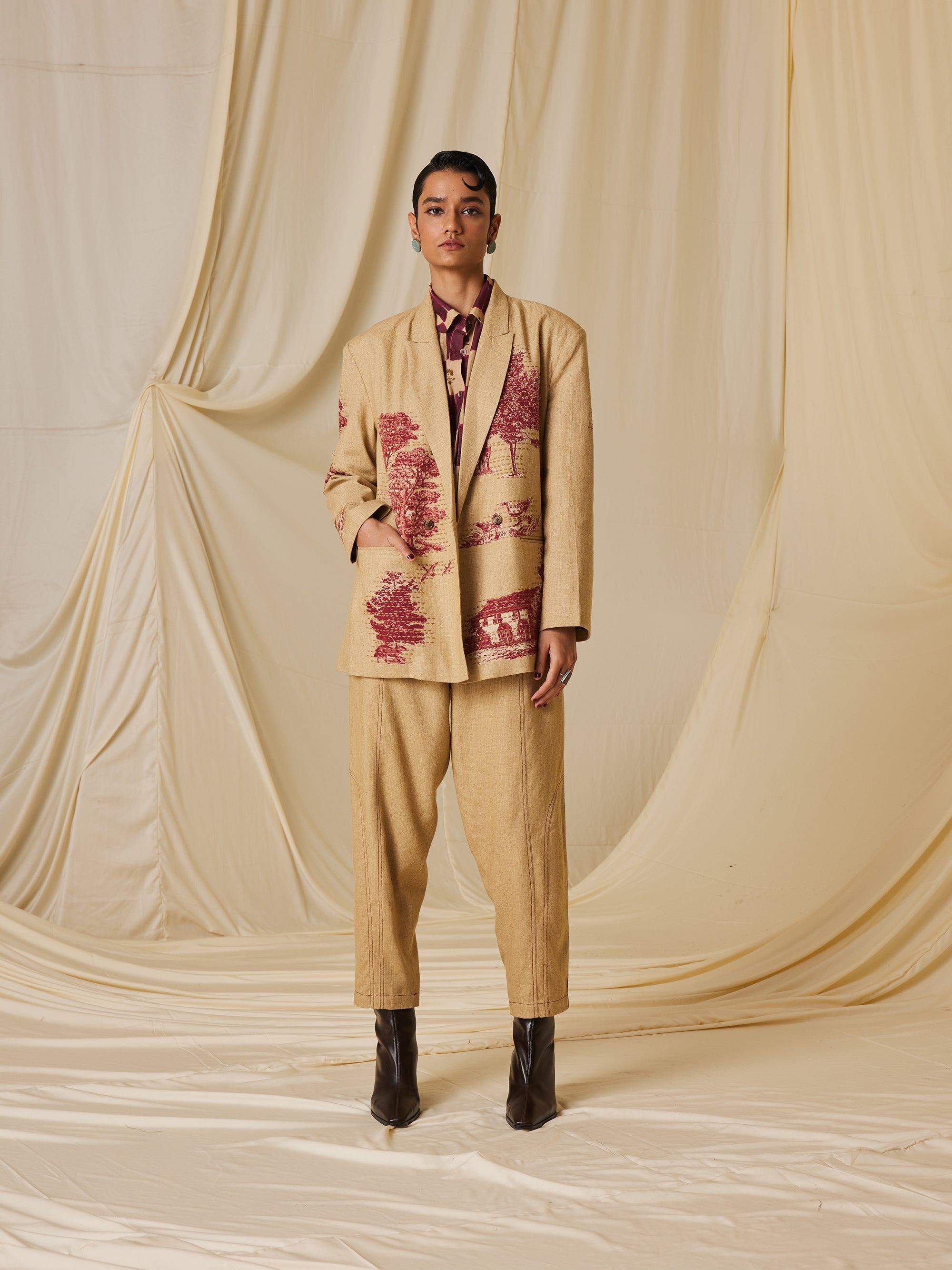 Oversized Blazer Set | oversized blazer and trouser set – Cord Studio