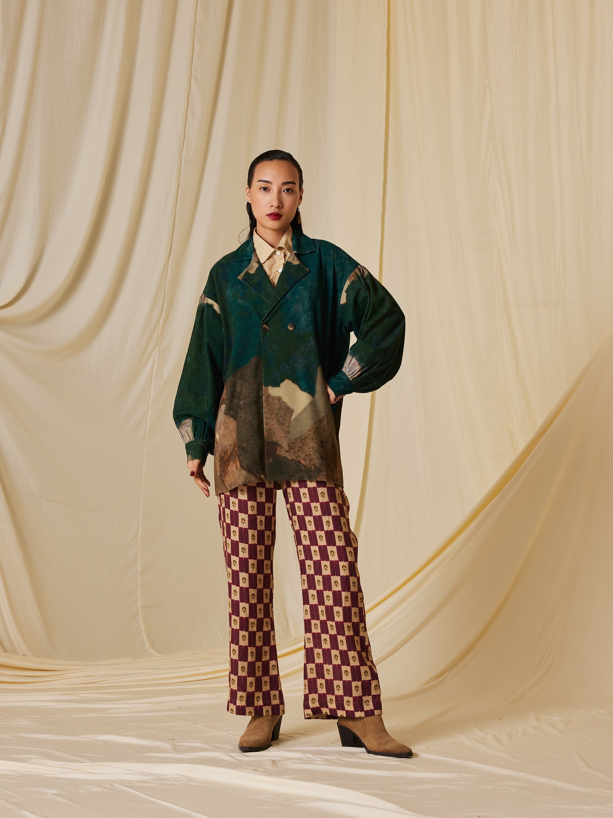 Lisbon Set | Rock print Winter Co-Ord Set – Cord Studio