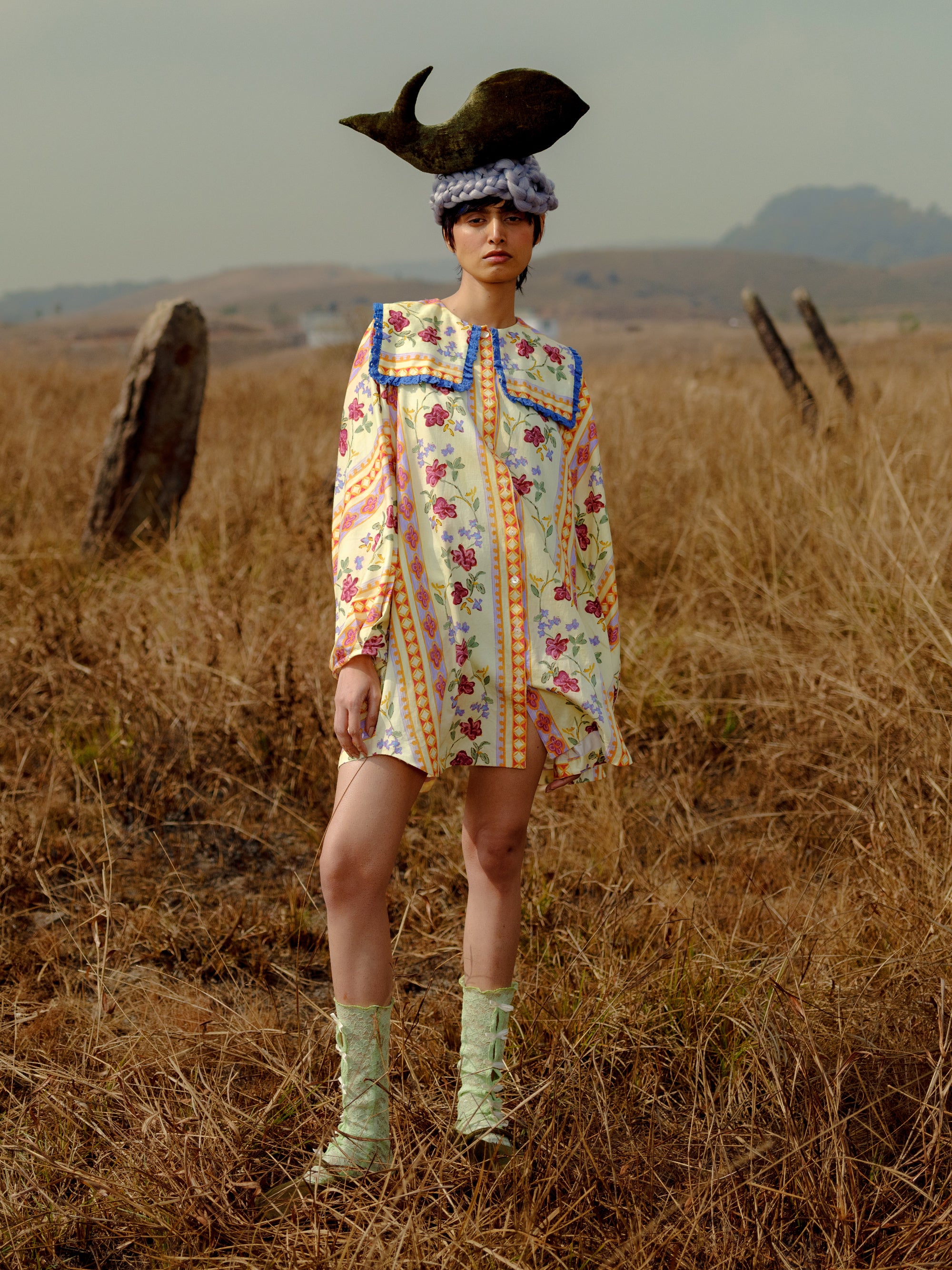 Ivy Dress in Folk Bloom by Cord – Cord Studio