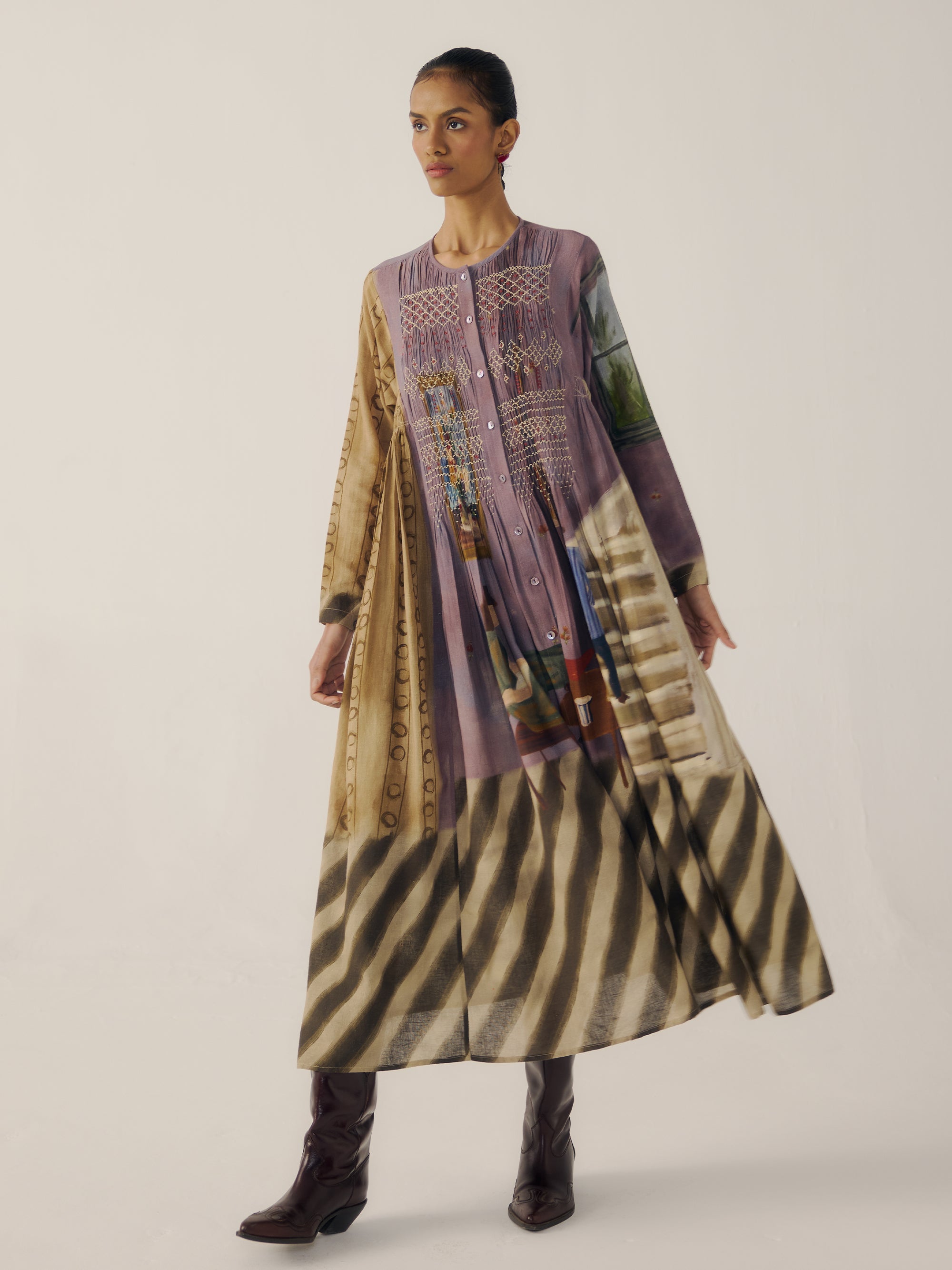 Living Room Print Frida Dress – Cord – Cord Studio