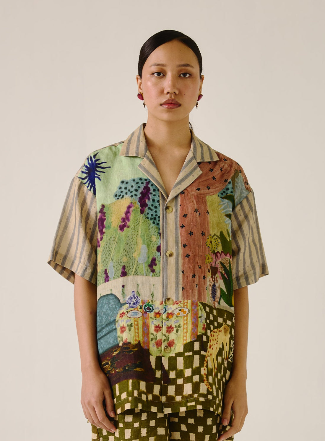 Unisex Shirt in Alice Prints – Cord Studio